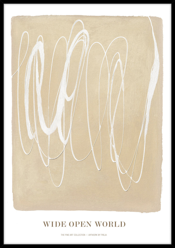 Wide open world | FINE ART BOARD | Danish Art