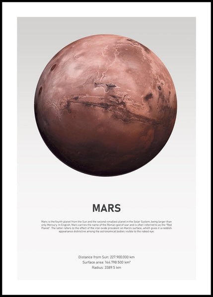 Mars Light | FRAMED PRINT | Danish Art